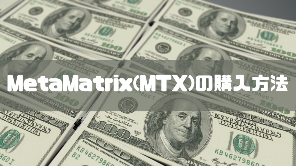 MetaMatrix (MTX)とは？将来性や特徴について解説